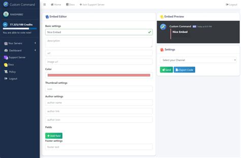 Add Custom Command Discord Bot Discord Bot List