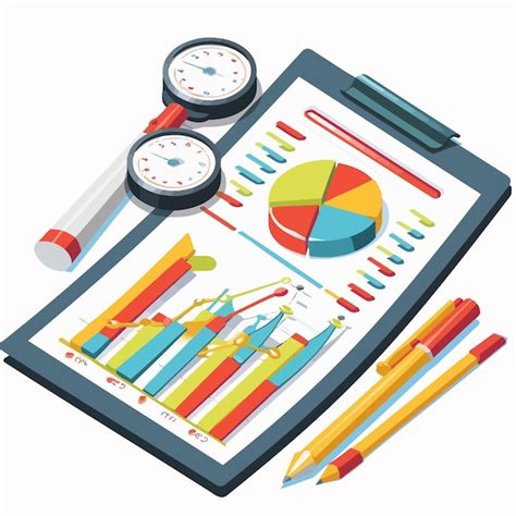 premium vector kpi key performance indicatorvector