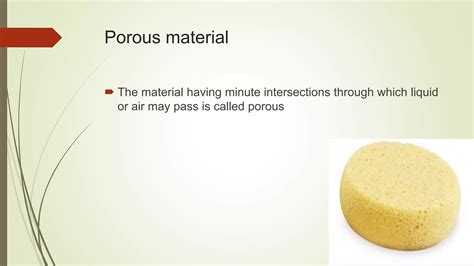 Methods Of Preparation Of Porous Material Ppt