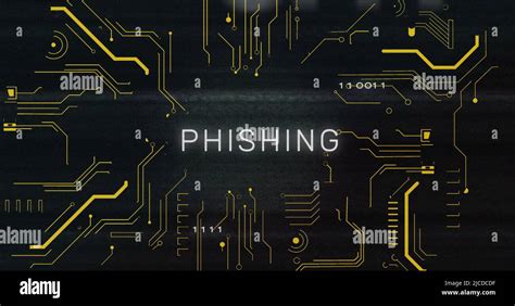 Image Of Interference Over Phishing Text Data Processing And Computer