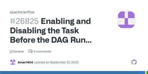 Enabling And Disabling The Task Before The Dag Run From Ui And Api