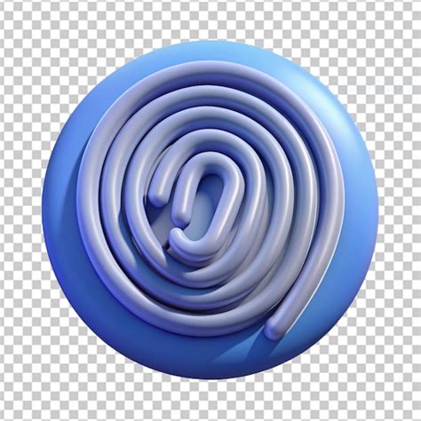 Premium Psd Fingerprint 3d Render Icon Illustration