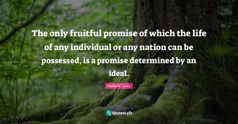 The Only Fruitful Promise Of Which The Life Of Any Individual Or Any N
