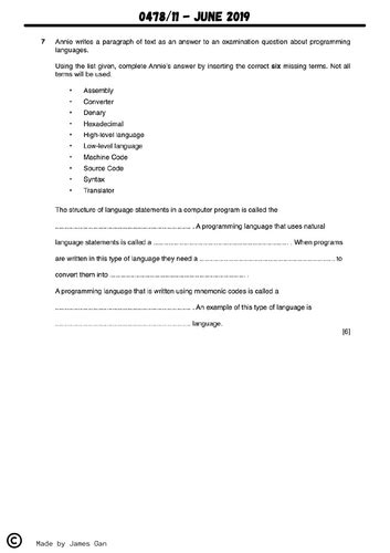 Igcse Computer Science Chapter 4 Software [128x Animated Slide Pyq] Teaching Resources