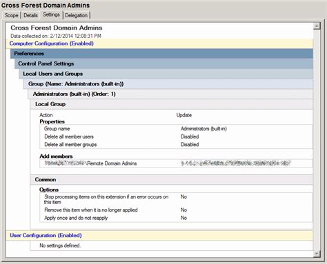 Windows Granting Domain Admin Privileges To A Cross Forest User Account Server Fault