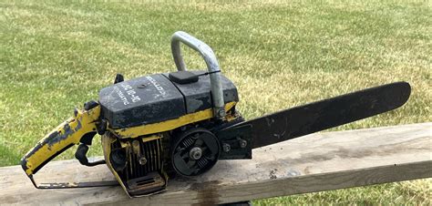Vintage Mcculloch Mac 10 10 Automatic Chainsaw Kk Ebay