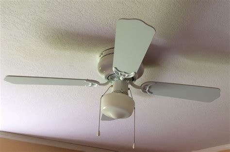 SMC Inch Ceiling Fan With Light Blades White Oak Flush Mount HUB SH