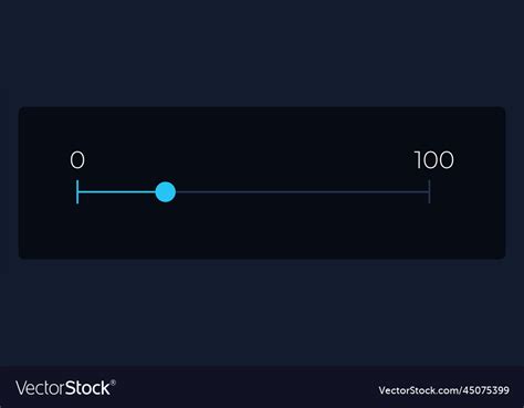 Slider With Indicators Ui Element Template Vector Image