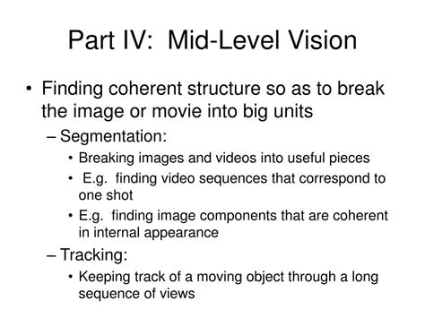 Ppt Iiit B Computer Vision Fall 2006 Lecture 1 Introduction To