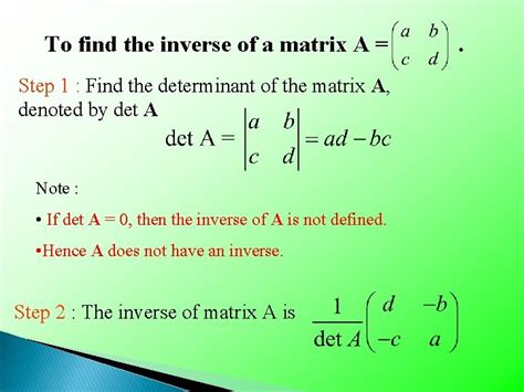 Identity Inverse Matrices Section Identity Matrices