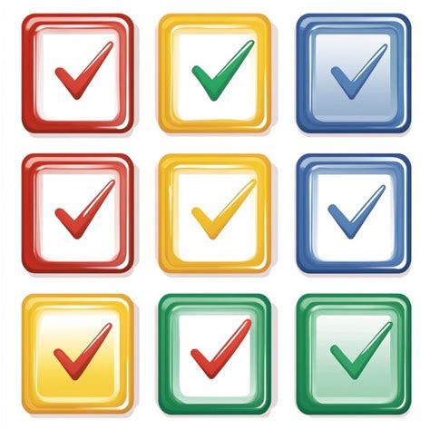 Customdesigned Radio Buttons And Checkboxes For A Survey Premium Ai