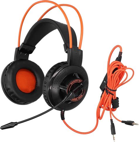 Pusokei Game Headphones Gaming Headset Lightweight For 3 5mm Devices