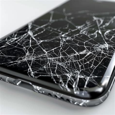 3d Rendered Photo Of Screen Look Like Crack On Phones Premium Ai Generated Image