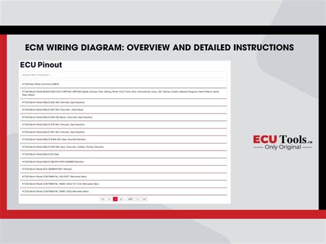 Pinout Lookup A Comprehensive Guide To Ecu Pinout Diagrams Ecutools Vietnam