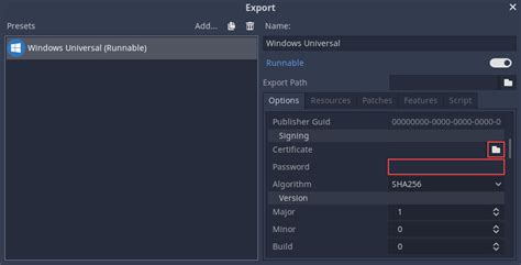 Exporting For Universal Windows Platform — Godot Engine 36 Documentation In English