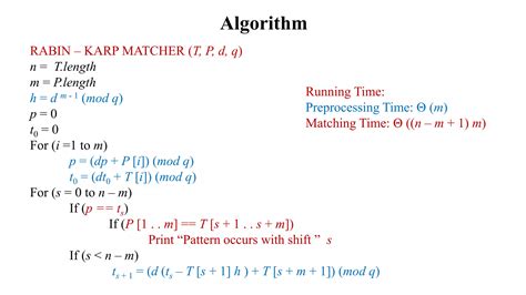 Rabin Karp Algorithm Pdf Physics Science