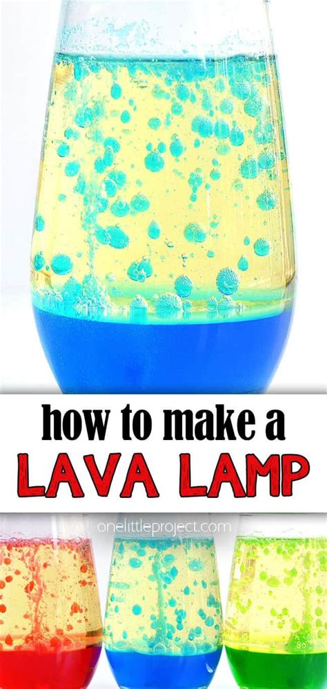 How To Make A Lava Lamp Easy Diy Lava Lamp How To Make A Lava Lamp