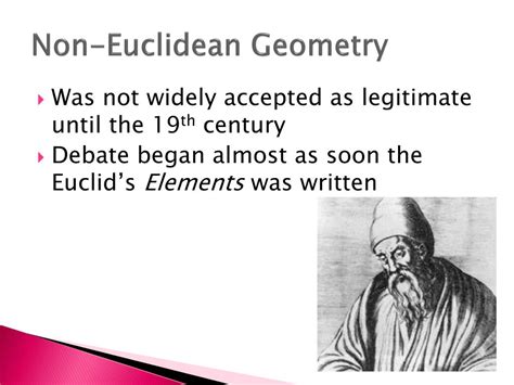 Ppt Non Euclidean Geometry Powerpoint Presentation Free Download