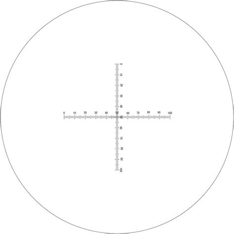 Labomed 4140010 801 Micrometer Reticule 10mm In 100 Parts Xy Cross Scale New York Microscope