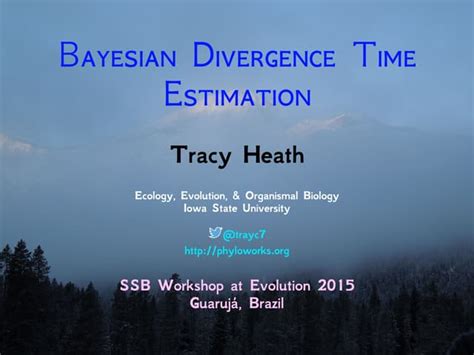 introduction to bayesian divergence time estimation ppt