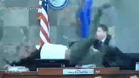 Us Judge Mary Kay Holthus Attacked During Court Sentencing
