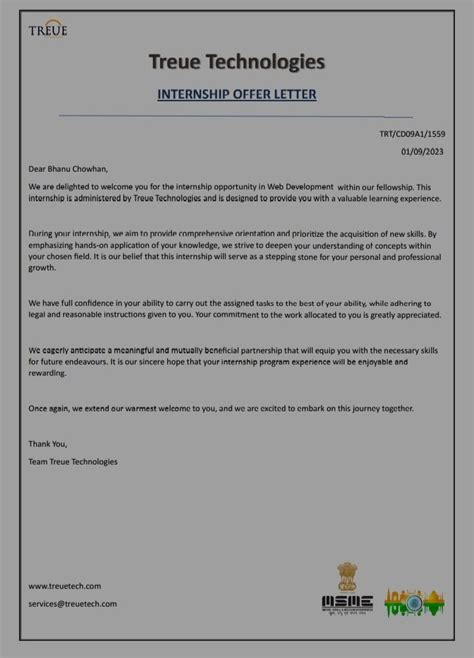 Treuetechnologies Internship Bhanu Chowhan