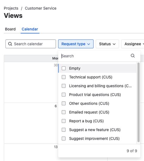 Jira Calendar Not Displaying On Side Ribbon