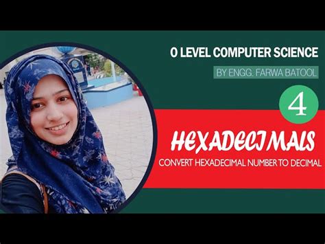 Understanding Hexadecimal To Decimal Conversion A Step By Step Guide