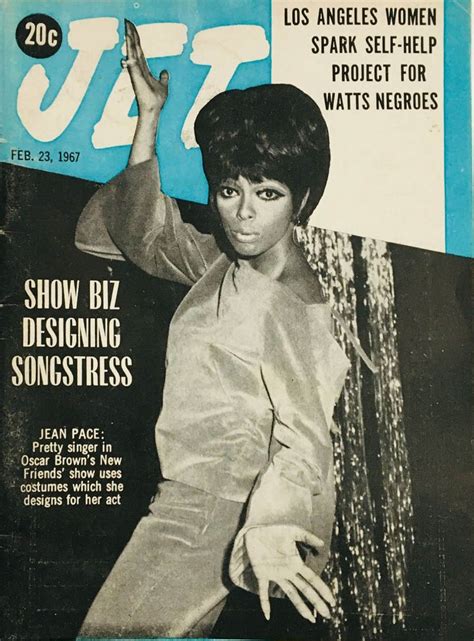 Jet February 23 1967 Jean Pace Pretty Singer In Oscar Browns