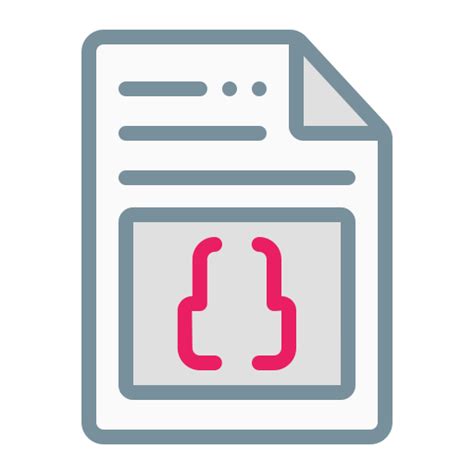 Css File Generic Outline Color Icon