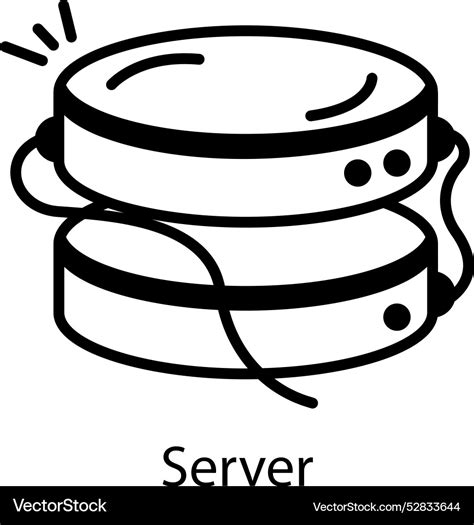 Server Royalty Free Vector Image Vectorstock
