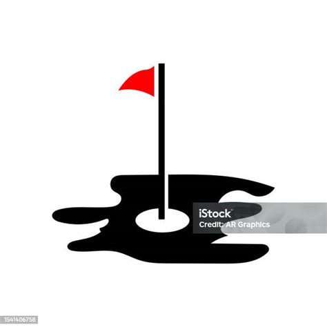 골프 로고 디자인 디자인 벡터 골프 공 및 골프 클럽 토너먼트 일러스트레이션 템플릿 골프에 대한 스톡 벡터 아트 및 기타 이미지