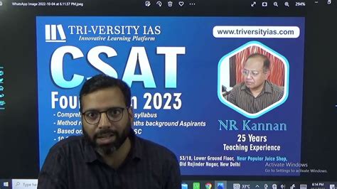 Csat Foundation Batch 2023 Youtube