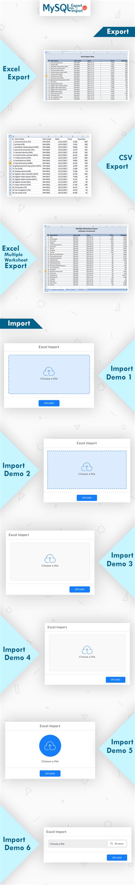 export import laravel theme posh always connecting with technology