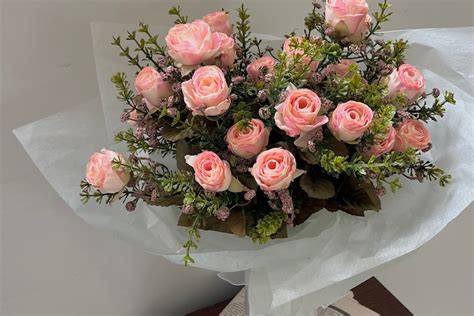 꽃다발·플라워박스 말린 장미 조화 꽃 부쉬 2size 드라이플라워 느낌 오늘의집 쇼핑