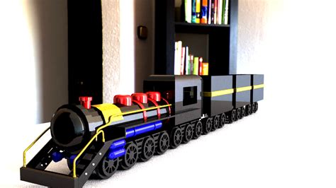 Train In Maya 3d Model