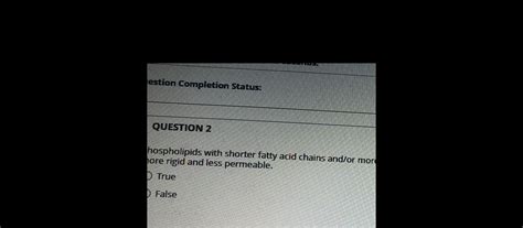 [answered] estion completion status question 2 hospholipids with kunduz
