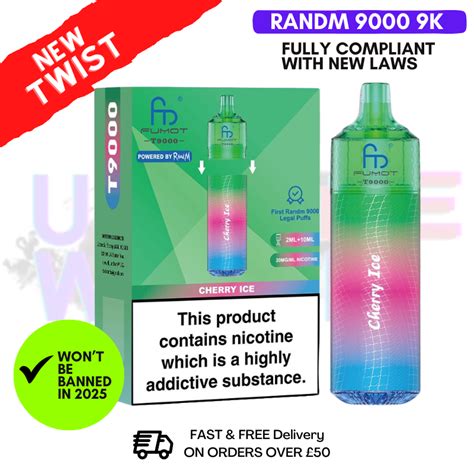 Cherry Ice Randm T9000 9k Replacable Pod Kit