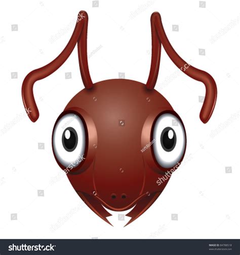 Ant Head Vector Illustration Stock Vector Royalty Free 84788518