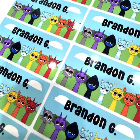 Sprunki Papercraft Template Etsy