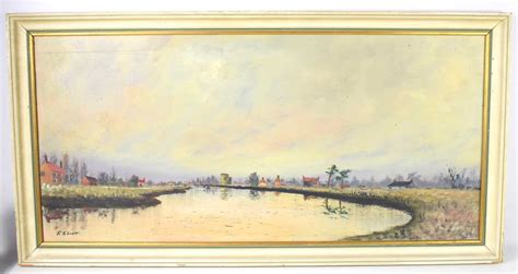 Lot 314 Rj Ross 20th Century Landscape In