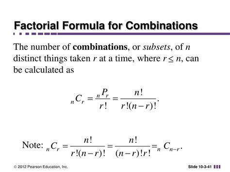 Factorial Formula
