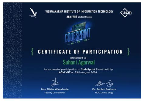 Hackathon Codesprint2024 Coding Dsa Webdevelopment Devops Suhani Agarwal