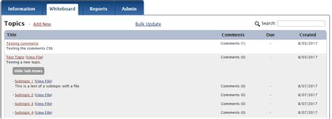 Academic Senate Topics And Subtopics