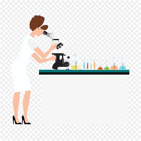卡通实验室的科研女人png图片素材下载 图片编号8291205 Png素材网