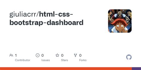 GitHub Giuliacrr Html Css Bootstrap Dashboard