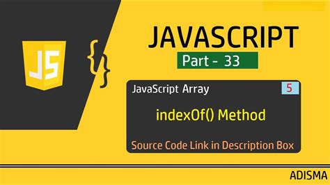 Javascript Indexof Method Or Function Tutorial For Beginners In