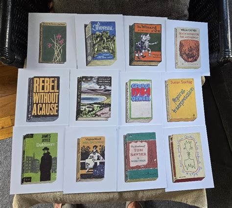Classic Paperbacks Blank Notecards And Envelopes For Collages And Art