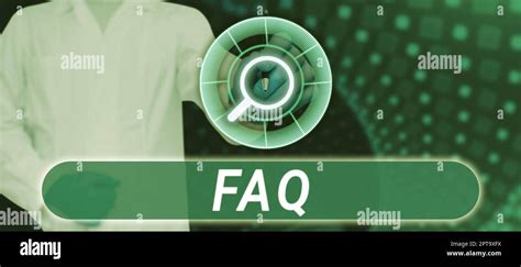 Conceptual Caption Faq Word Written On List Of Frequently Asked Questions And Answers On A