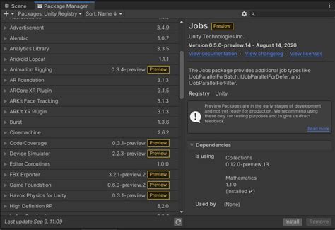 Where Is The Collections Package In Unity Unity Engine Unity Discussions
